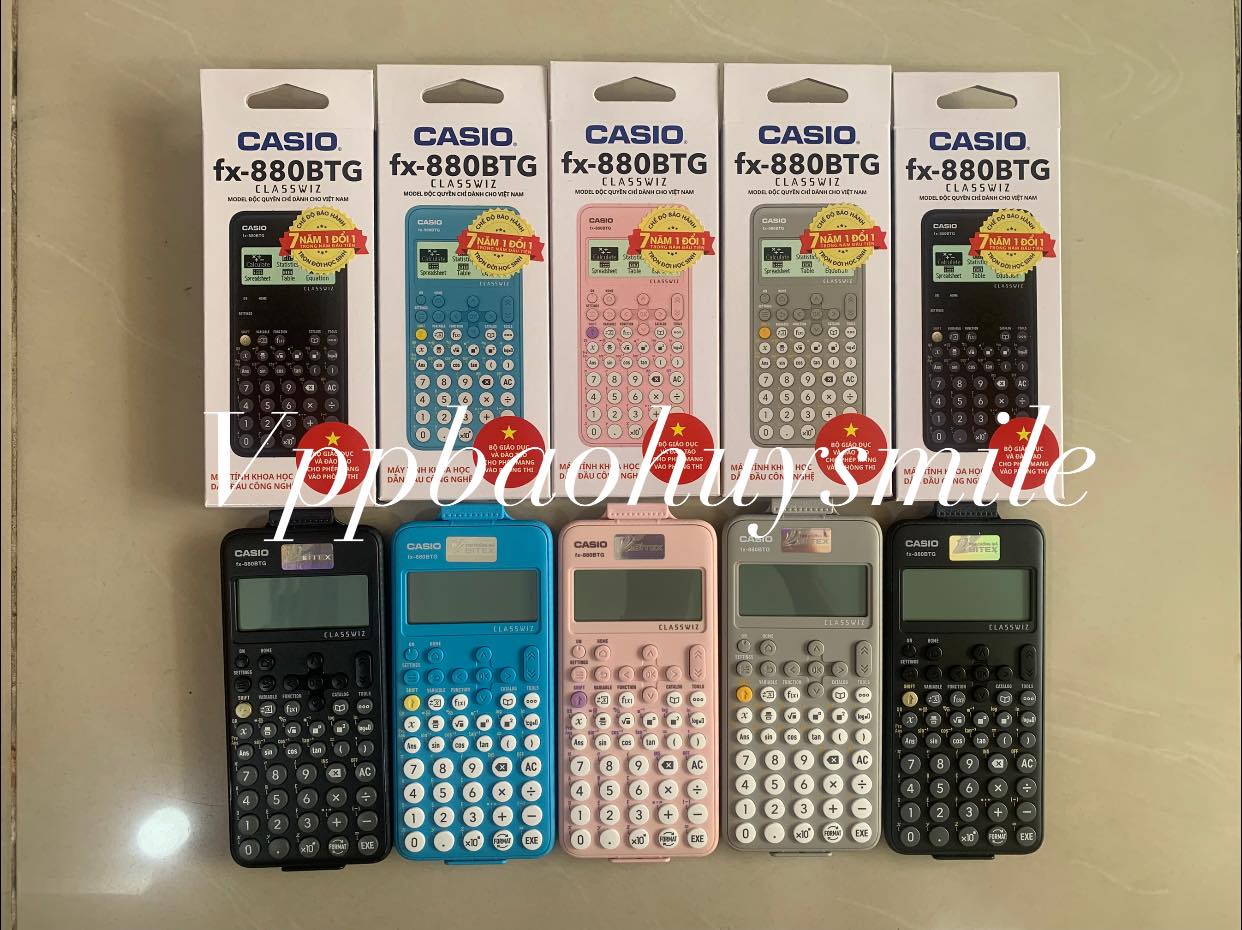 Máy tính Casio Fx-880 BTG "Chính Hãng" Đen - Văn Phòng Phẩm Bảo Huy